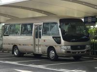 China Bus Second Hand Coaster White Golden For Stock Negeria LHD Mini Bus Diesel Promition Price Toyota Coaster for sale