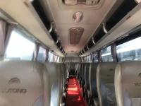 China Bus Coach Used Yutong Vehicle 53 Seats LHD Diesel Engine ZK6127 With AC for sale