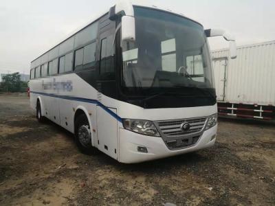 China 54 Seats 2014 Year Used Bus Front  Engine RHD Driver Steering Used Yutong Bus ZK6112D No Accident for sale