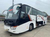 China Used Kinglong Bus 53 Seats Double Doors Used Coach Bus XMQ6129 Left Steering for sale