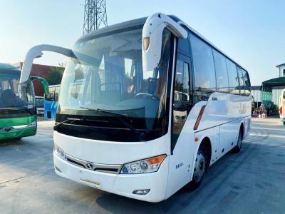 China Used Tour Bus Kinglong XMQ6802 Used Bus 34 Seats Yuchai Engine Euro 5 Steel Chassis High Quality for sale
