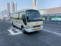 China 22 Seats 2012 Year Left Hand Steering Used  Toyota Coaster Bus  2TR Gasoline Engine for sale