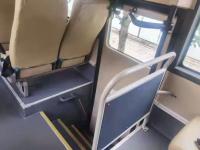 China Higer Bus In Tanzania KLQ6129 Yutong Long Used Coach Buses 65 Seats RHD Front Engine 2+3 Layout Toyota Coaster Bus for sale