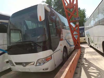 China Used Coach Bus Kinglong Brand 51 Seats LHD Rear Engine EURO III for sale