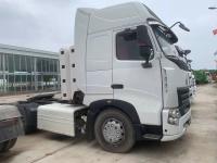 China Double Axles Used 420HP 6X4 Sinotruk Howo Tractor Head  Second Hand Truck for sale