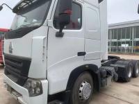 China Double Axles Used 420HP 6X4 Sinotruk Howo Tractor Head  Second Hand Truck for sale