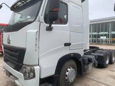 China Double Axles Used 420HP 6X4 Sinotruk Howo Tractor Head  Second Hand Truck for sale