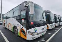 China Electric Coach Bus SLK6118 Shenlong Bus Custom Coach 48seats Luxury Bus Seats for sale