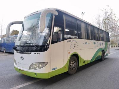 China 48 Seat Second Hand Shuttle Bus Ingles XMQ6118 Electric Coach Bus Cummins Engine for sale