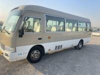 China 6 Cylinder Used Toyota Coaster Buses 23seats Coaster Gasoline Buses for sale