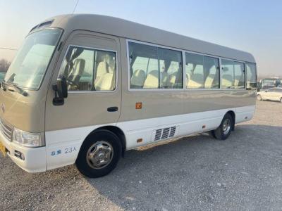 China 6 Cylinder Used Toyota Coaster Buses 23seats Coaster Gasoline Buses for sale