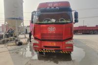 China JAC 600Nm Used Dump Truck 350HP Column Plate Cargo Truck for sale