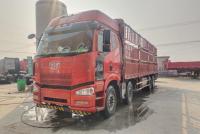 China JAC 600Nm Used Dump Truck 350HP Column Plate Cargo Truck for sale