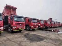 China 6*4 EURO III 1000Nm Used Dump Truck  Diesel 375hp Left Hand Drive for sale