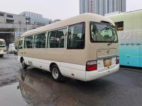 China 30 Seaters Used Coaster Bus 2TR Second Hand Gasoline Toyota Bus for sale