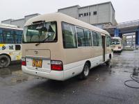 China 30 Seaters Used Coaster Bus 2TR Second Hand Gasoline Toyota Bus for sale