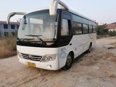 China Left Hand Drive Used Luxury Yutong City Buses Fuel Diesel 30 Seats Front Engine for sale