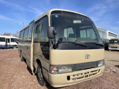 China Used Left Hand Drive Toyota Coaster Bus 23 Seater With Gasoline Engine for sale