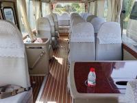 China Toyota Coaster Used Bus With Full Equipment 20 Seats Used Mini Bus In 2012 Year Sliding Window Gasoline Munual Bus for sale