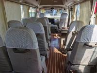 China Toyota Coaster Used Bus With Full Equipment 20 Seats Used Mini Bus In 2012 Year Sliding Window Gasoline Munual Bus for sale