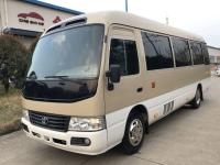 China Second-hand Toyota Coaster Bus 3TR Gasoline Bus Used 23 Seats Mini Buses in 2013 Year Use for sale
