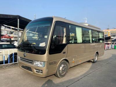 China Second Hand Yutong ZK6728 Buses Used Golden Color Yuchai Engine Buses 28 Passengers  Coach Bus In 2019 Year for sale