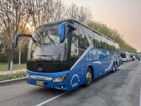 China Kinglong Bus New XMQ6135 Used Coach Buses 56 Seats LHD Front Engine Double Axle for sale