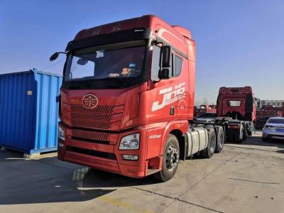 China FAW JH6 Used Tractor Truck 6*4 430hp Diesel Weichai Engine 11.596L Manual LHD for sale