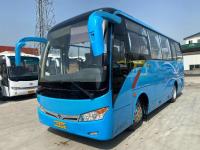 China Used Kinglong Coach Bus LHD Front Engine XMQ6802 Yuchai Engine Second Hand Coach for sale