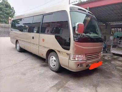 China Toyota Coaster 23-29seats Used Coaster Bus 1HZ/15B Four/Six Cylinder 2014-2018 for sale