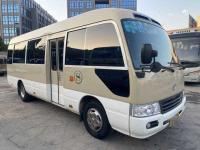 China Toyota Coaster Mini Bus 23seat 2.7L Manual Gearbox 2TR Coaster Buses Euro III for sale