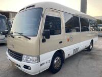 China Toyota Coaster Mini Bus 23seat 2.7L Manual Gearbox 2TR Coaster Buses Euro III for sale