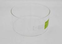 China IEC 60335-2-25 Clause 3 Cylindrical Borosilicate Glass Vessel Diameter 190mm for sale