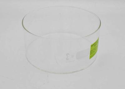 China IEC 60335-2-25 Clause 3 Cylindrical Borosilicate Glass Vessel Diameter 190mm for sale
