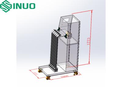 China IEC60335-2 Current-Carrying Hoses Bending Resistance Tester 5 Station for sale