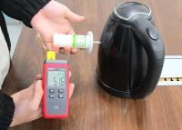 China IEC 60335-2-11 Surface Temperature Rise Test Probe With Thermometer For Household Appliance Safety Testing for sale
