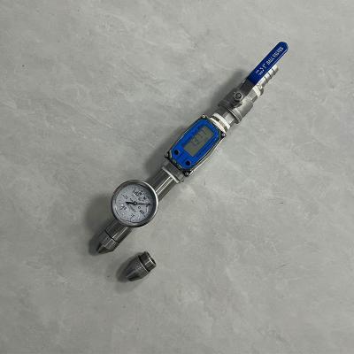 China IEC 60529 IPX5-IPX6 Two In One Water Ingress Test Jet Nozzle With Digital Flow Meter for sale