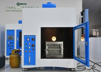 China FMVSS 302 Horizontal Flammability Test Chamber for Automotive Interior Materials Testing for sale