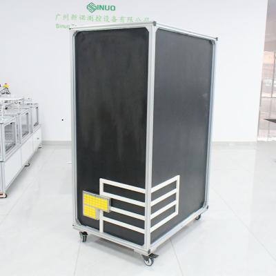 China IEC 60335-1 Dull Black-painted Plywood Test Corner For 1.5M Refrigerator Temperature Rising Test for sale