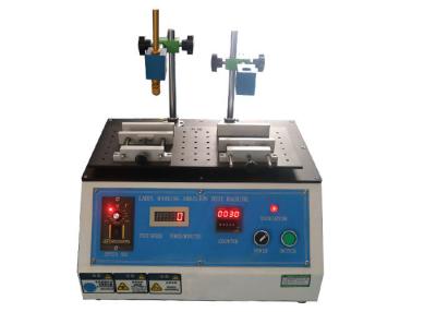 China Button Operation Electrical Appliance Testing Equipment / Automatic Label Marking Petroleum Spirit Abrasion Test Machine for sale