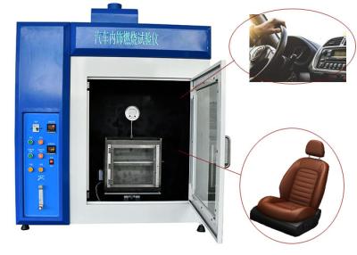 China ISO3795-1989 Car Interior Materials Flammability Test Chamber for sale
