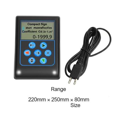 China Sign Retroreflectometer 0-1999.9 Range 220mm x 250mm x 80mm Retroreflective Coefficient Cd.lx-1.m-2 for sale