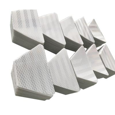 China Micro Prismatic Safety Reflective PVC Tape - Custom Logo, EN71/EN13356 Quality, Multiple Colors for sale