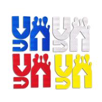 China 500pcs 48x95mm Reflective Tape Stickers - Diamond Grade Film for Cars & Trucks with Custom Logo Options for sale