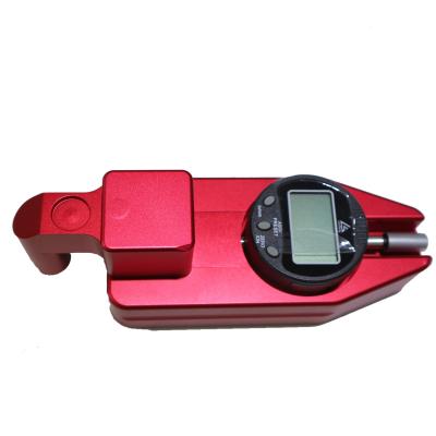 China CE Red 0.02MM Road Marking Thickness Gauge Dry Battery for sale