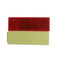 China 15cm x 5cm Class 1 Red & White Car Reflective Stickers - High Visibility Safety Tape for sale