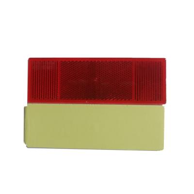 China 15cm x 5cm Class 1 Red & White Car Reflective Stickers - High Visibility Safety Tape for sale