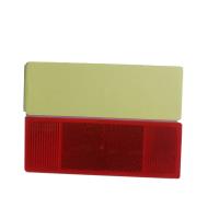 China 15cm x 5cm Red White Commercial Vehicle Reflective Tape - Class 1 Grade with CCC Certification for sale