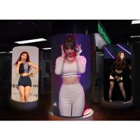 China Curved Flexible IP33 SMD2121 Cylindrical Led Display 1200nits for sale