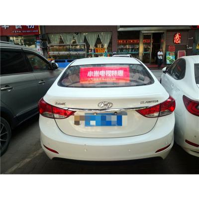 China Car Rear Window 4500nits P3.9mm Transparent Led Screen FCC for sale